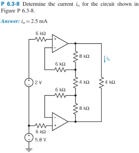 Solved P Determine The Current Io For The Circuit Chegg Com