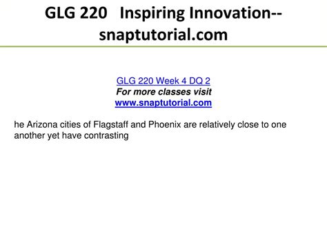 PPT GLG Inspiring Innovation Snaptutorial Com PowerPoint Presentation ID
