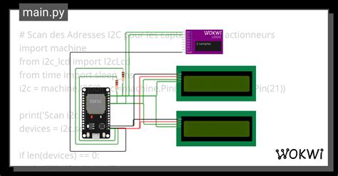 MicroPython Ex App 3 Wokwi ESP32 STM32 Arduino Simulator