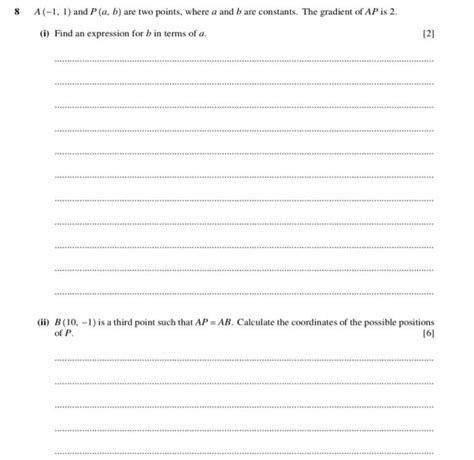 Solved 8A 1 1 And P A B Are Two Points Where A And B Are Chegg Com