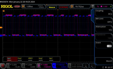 Nrfconnect I2s Sdout Pin No Output Buildable Repo And Oscilloscope