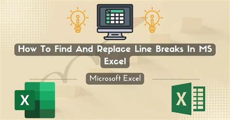 The New Side On Linkedin How To Find And Replace Line Breaks In Ms Excel How To Find And Replace