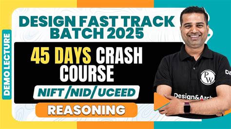 Reasoning Demo Lecture Design Fast Track Batch 2025 Nift Nid Uceed Youtube