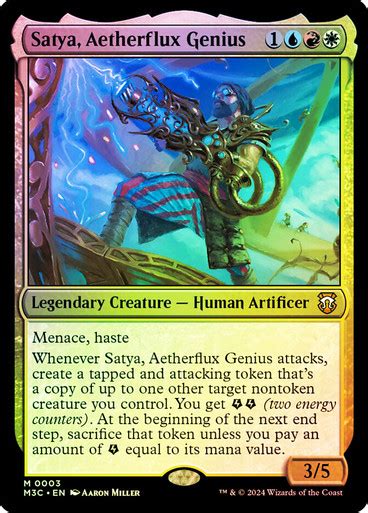 Satya Aetherflux Genius Modern Horizons 3 Commander Star City Games