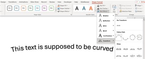 How To Curve Text In Powerpoint Slidebazaar Blog