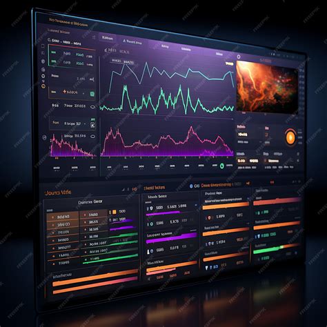 Premium Ai Image Web Dashboard Forex Trading Grid Based Dashboard