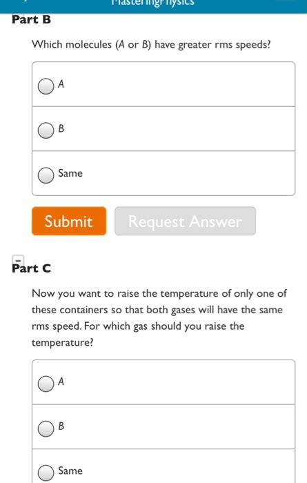Solved You Have Two Identical Containers One Containing Gas