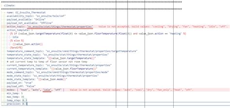 Still Erroring Non Errors Climate Mqtt Entity · Issue 551 · Hassio