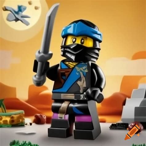 Lego Ninjago Characters In Vibrant Action Poses On Craiyon