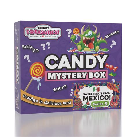 Mexican Candy Mystery Box Trendy Assorted Sweets Series 3 Showcase