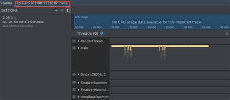 Android开发之——profiler Cpu性能分析android Profiler Cpu Csdn博客
