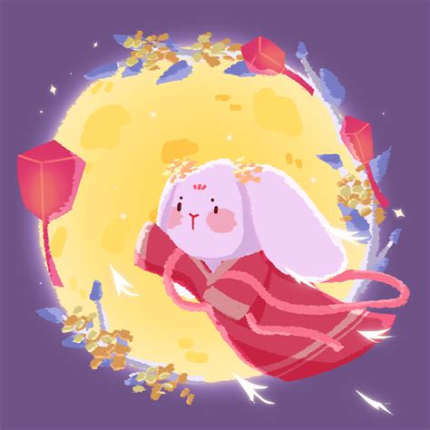 中秋节插画1 小迪xd 站酷zcool