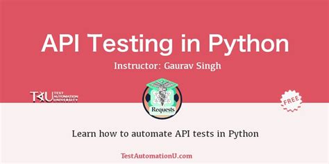 Testautomationu On Linkedin Api Testing In Python