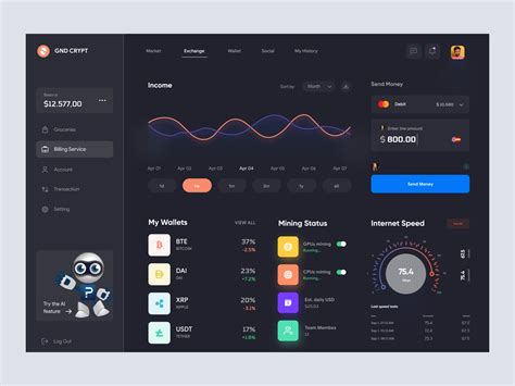 Command Crypt Cryptocurrency Dashboard Ui Dark Version Ui Dux