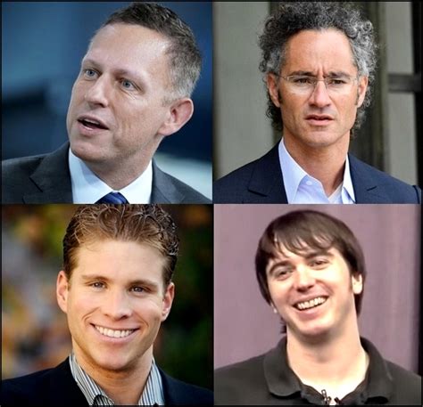 4 Des 5 Cofondateurs De Palantir Peter Thiel Alexander Karp Joe