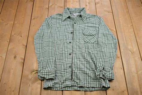 Vintage 1990s Forge Limited Plaid Button Up Shirt 1990s Button Up