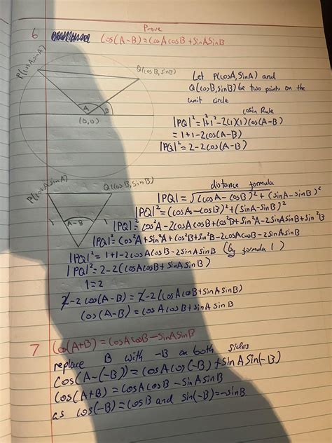Any Videos Explaining These Trig Proofs 5th Class Trig Especially