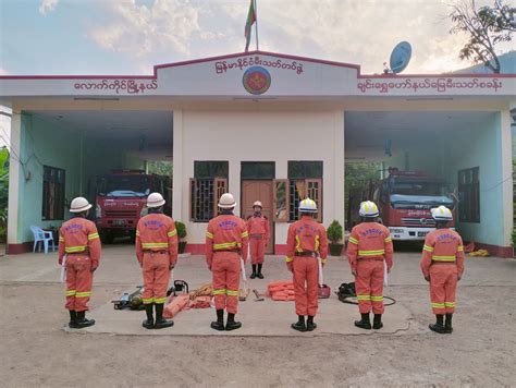 လောက်ကိုင်မြို့၌ မီးသတ်ဦးစီးဌာနမှ သဘာဝဘေးအန္တရာယ်တစ်စုံတစ်ခု ကျရောက်ပါ ကူညီကယ်ဆယ်နိုင်ရေးအတွက