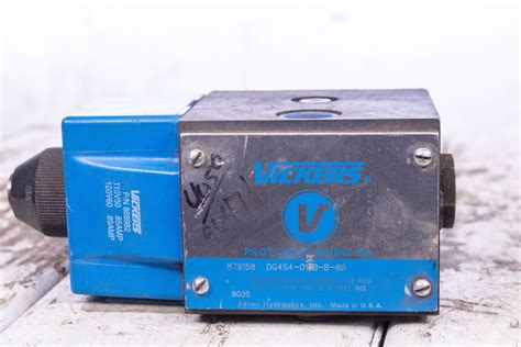 Vickers Pilot Directional Control Solenoid Valve Dg4s4 012b B 60 Hydraulic Junkyard