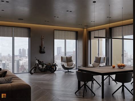 Фото Дизайн кухни гостиной ЖК «Тессинский 1