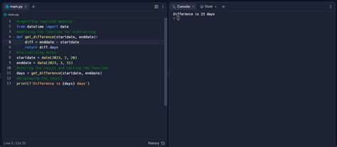 Difference Between Two Dates In Python Askpython