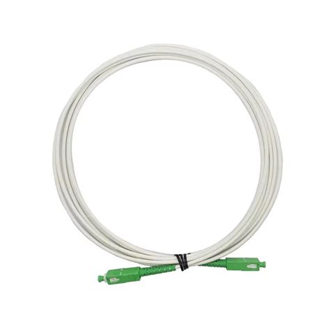Scapc Patch Cord Simplex 30mm Sm 9125mm Fiber Optic Drop Ftth Cable Patch Cord Owire
