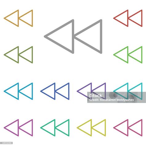 화살표가 아이콘을 입력합니다 간단한 얇은 선 흰색 배경에 Ui 및 Ux 웹 사이트 또는 모바일 응용 프로그램에 대해 설정 화살표 아이콘의 윤곽 벡터 요소 날씬한에 대한 스톡