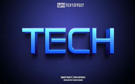Blue Tech Text Images Free Download On Freepik