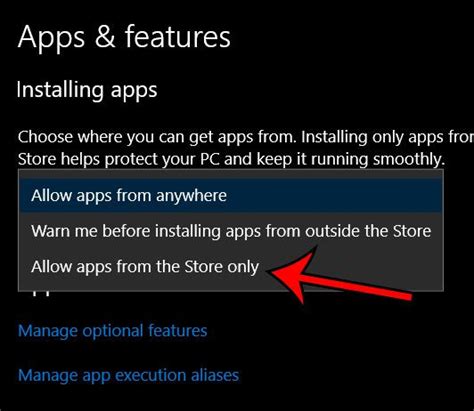 How To Only Allow Apps From The Microsoft Store In Windows 10 Solve Your Tech