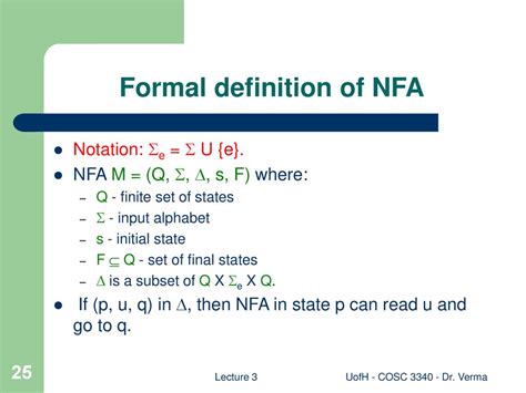 Cosc 3340 Introduction To Theory Of Computation Ppt Download