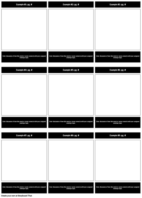 Envelope Assignment Presentation Template Storyboard