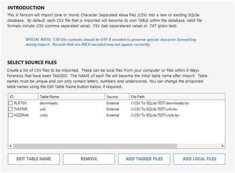 Exponent Csv To Sqlite Cdfs Digital Forensic Products Training