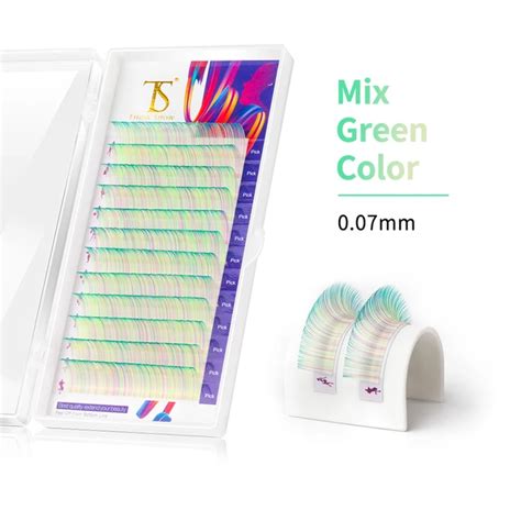 Item 믹스 컬러 풀 한 속눈썹 연장 007mm 컬 C D 실크 개별 속눈썹 소프트 밍크 볼륨 아이 래쉬 100 수제 네이버 블로그