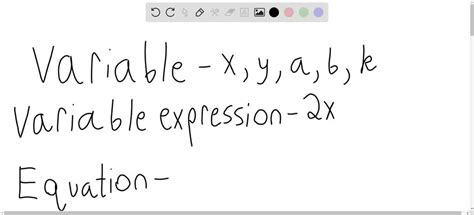 Solveddefine Variable Term Expression And Equation