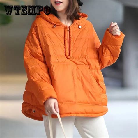 💰köp Billigt Online Ultra Light Plus Size Thin Down Jacket Women 2021