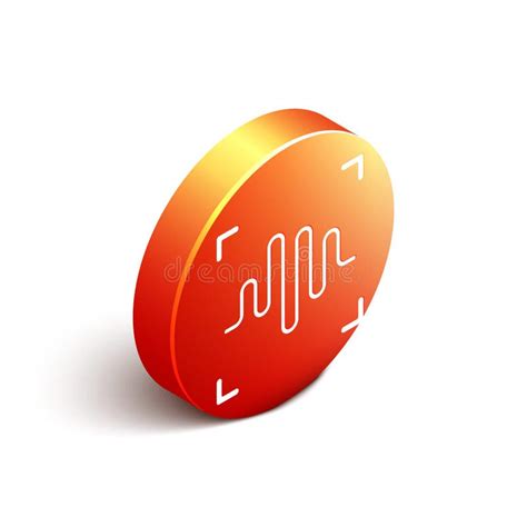 Isometric Voice Recognition Icon Isolated On White Background Voice