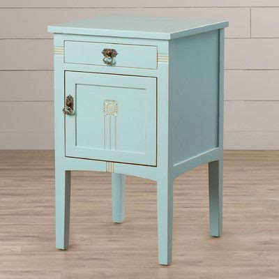 Light Blue Nightstand From Wayfair Add A Hint Of Antiquity To Your