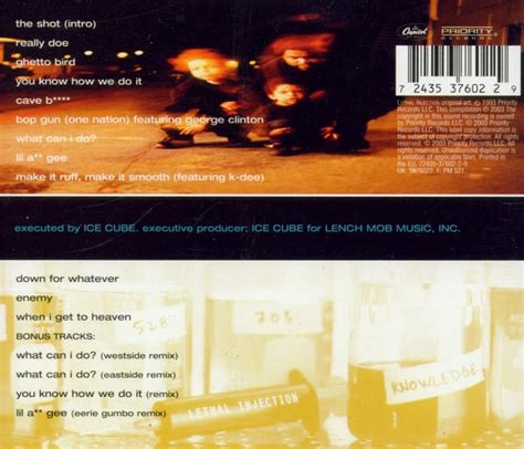 Lethal Injection Ice Cube Cd Album Muziek