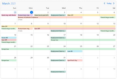 Responsive Calendar Netexception Gmbh