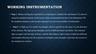 Colorimeter Bioinstrumentation Pptx Ppt