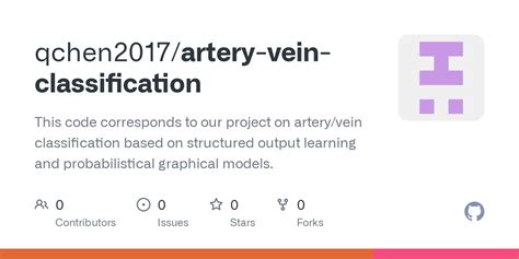 Github Qchen2017artery Vein Classification This Code Corresponds To