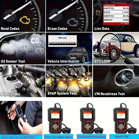 Car Obd2 Code Scanner Diagnostic Scanner Code Reader Erase Engine Fault Code Read Code Erase
