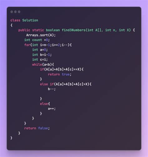 🚀day 92 Of My 100daysofcode Challenge Triplet Sum In Array Piyush Vijay Posted On The Topic