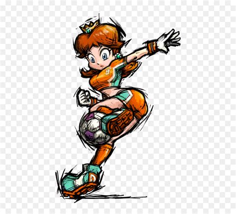 Princess Daisy Mario Strikers Hd Png Download Vhv