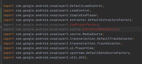 can t find simpleexoplayer exoplayerfactory extractormediasource