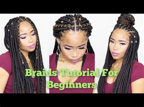 DIY Box Braid Tutorial For Beginners YouTube