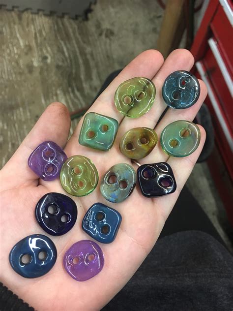 Im A Glassblower And Tonight I Made Buttons For The First Time R Crafts