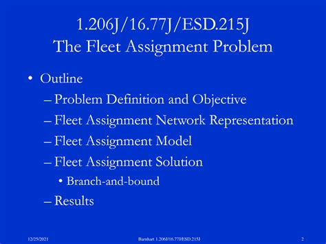 Solution Airline Schedule Planning The Fleet Assignment Problem