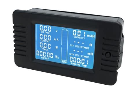 Powertech 200a 6 5 200v Dc Power Battery Meter With Large Backlit External Shunt Bourne