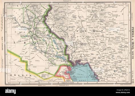 Middle East Persia Iran And Iraq South Kuwait Iraq Saudi Neutral Zone